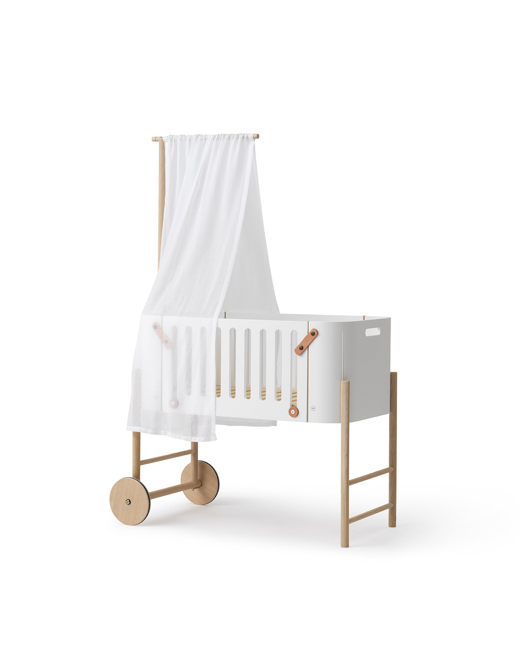 Wood Co-sleeper bed canopy, white – Museum of Mini